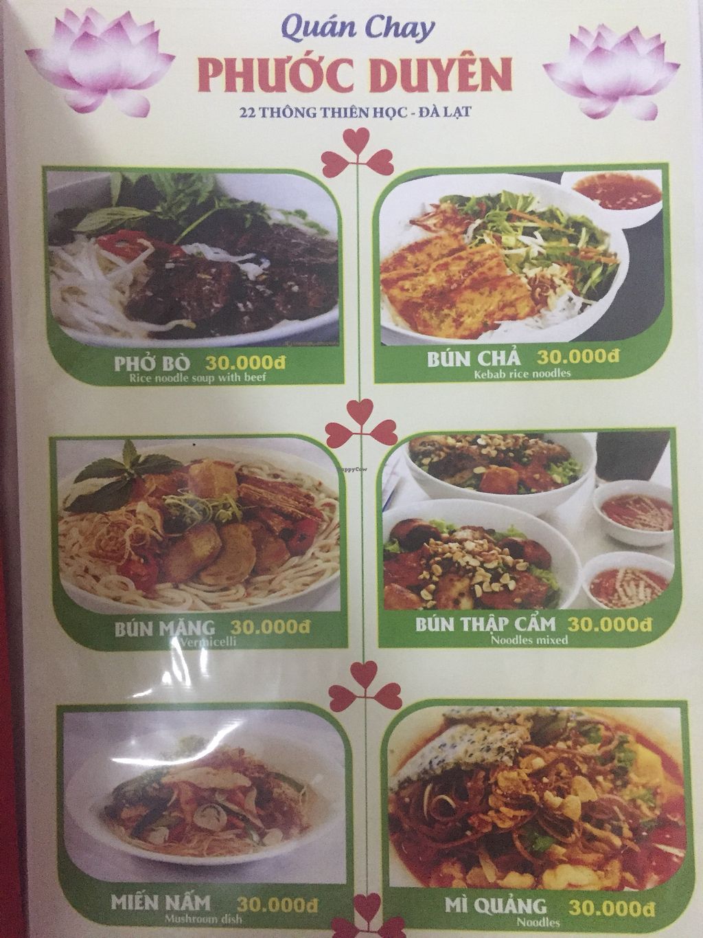 CLOSED: Phuoc Duyen - Da Lat Restaurant - HappyCow