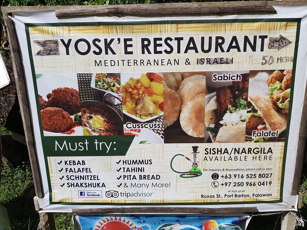 CLOSED: Yosk'e Restaurant - San Vicente Palawan Restaurant - HappyCow