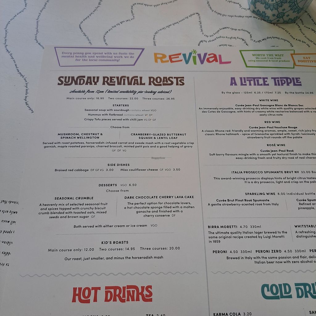 Revival - Whitstable Restaurant - HappyCow