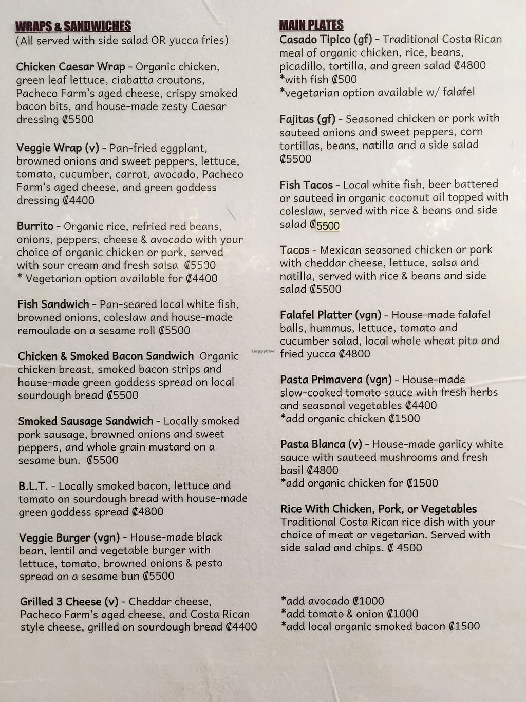 CLOSED: Flutterby House - Uvita Restaurant - HappyCow