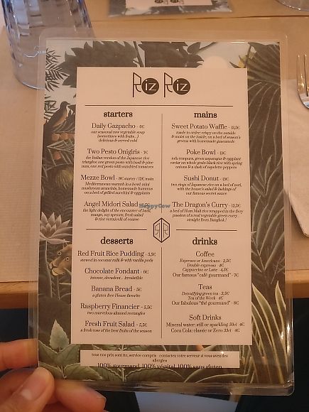 Riz Riz - Paris Restaurant - HappyCow