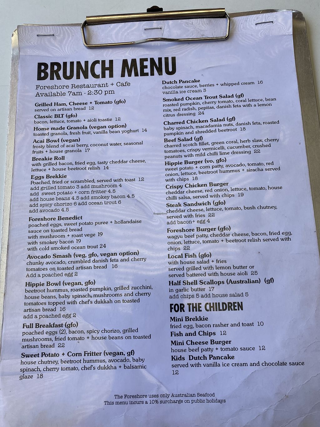 The Foreshore - Nightcliff Northern Territory Restaurant - HappyCow