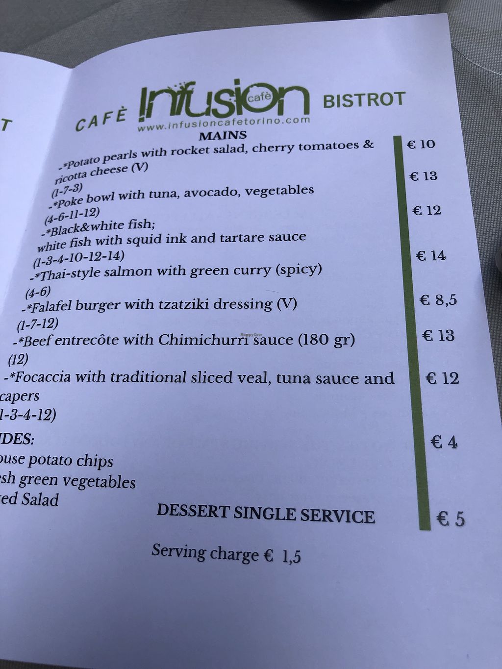 CLOSED: Infusion Café - Turin Restaurant - HappyCow
