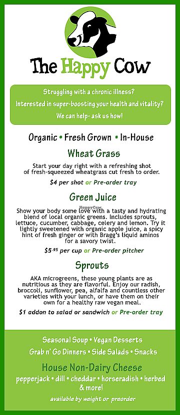 CLOSED: The Happy Cow - Milton Delaware Restaurant - HappyCow