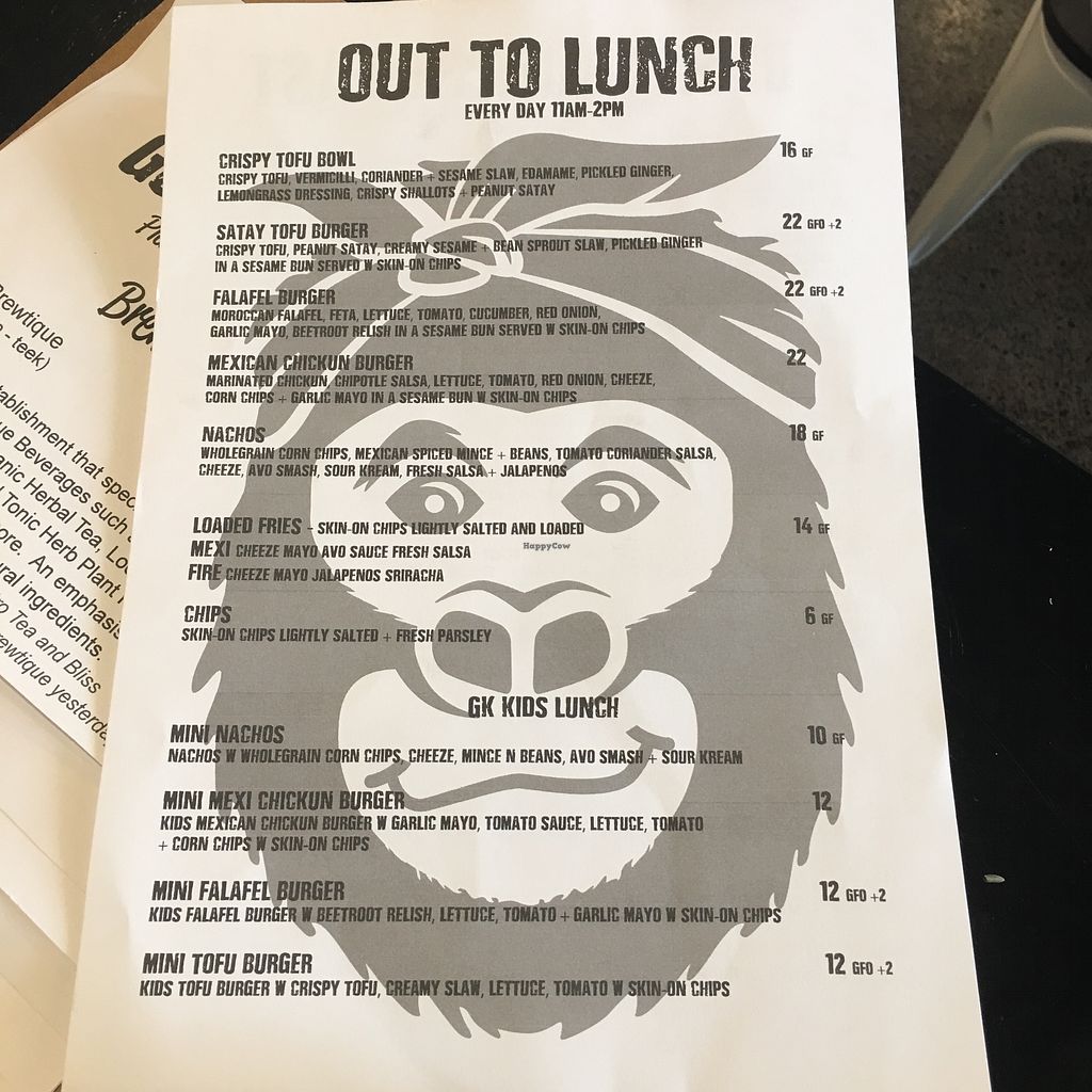 Gorilla Kitchen - Auckland Restaurant - HappyCow