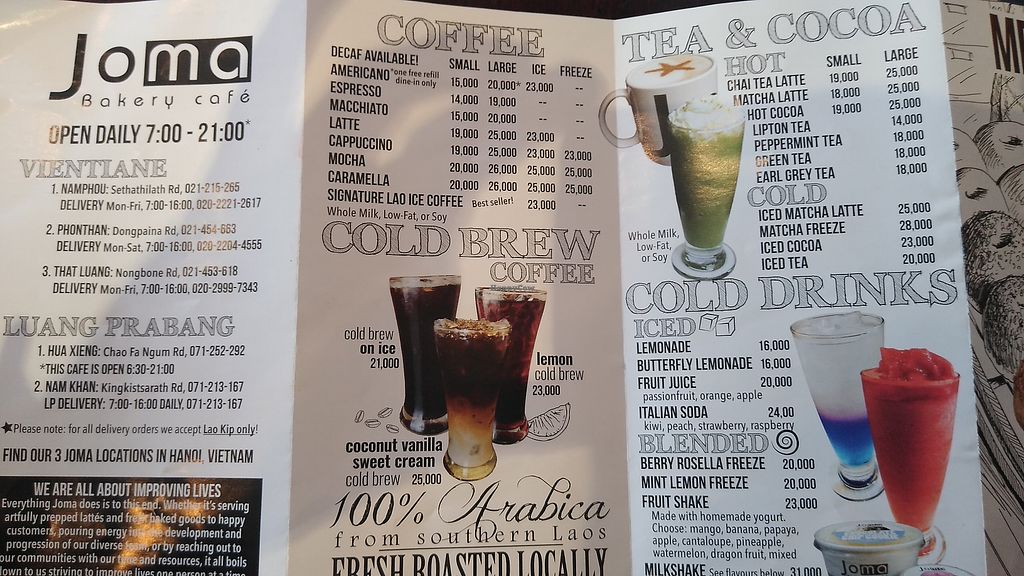 Joma Bakery Cafe - That Luang - Vientiane Restaurant - HappyCow