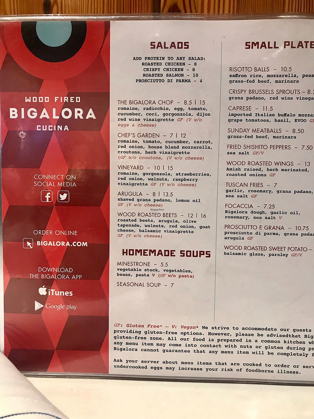 CLOSED: DTW - Bigalora - T-A - Detroit Michigan Restaurant - HappyCow