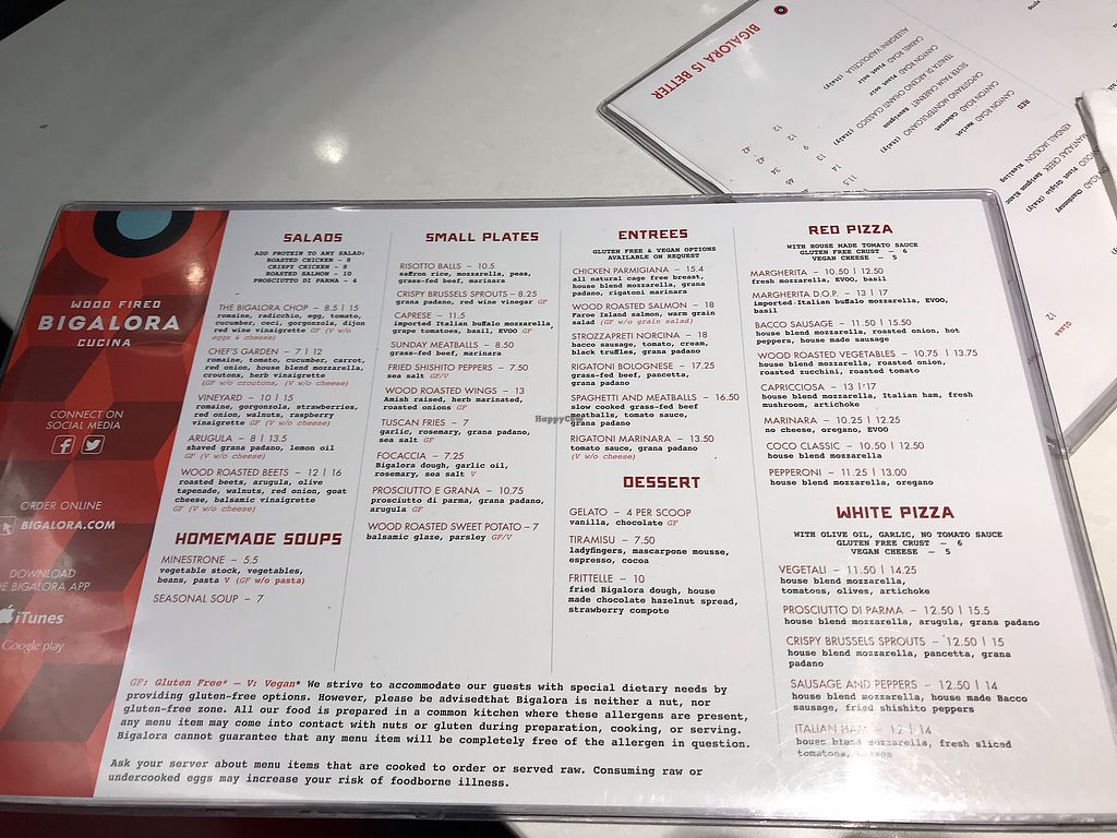 CLOSED: DTW - Bigalora - T-A - Detroit Michigan Restaurant - HappyCow