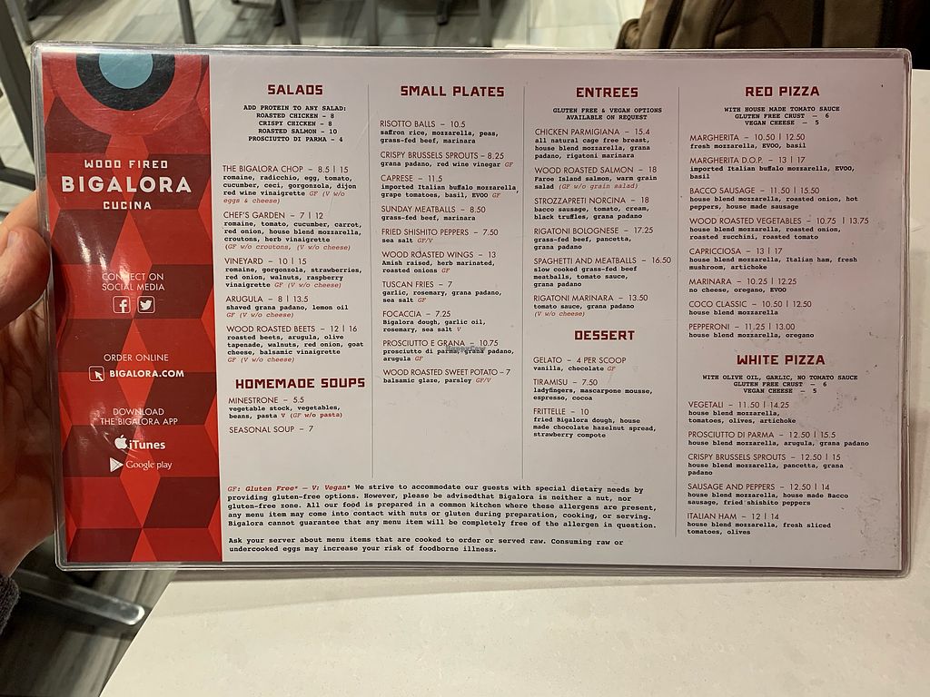 CLOSED: DTW - Bigalora - T-A - Detroit Michigan Restaurant - HappyCow