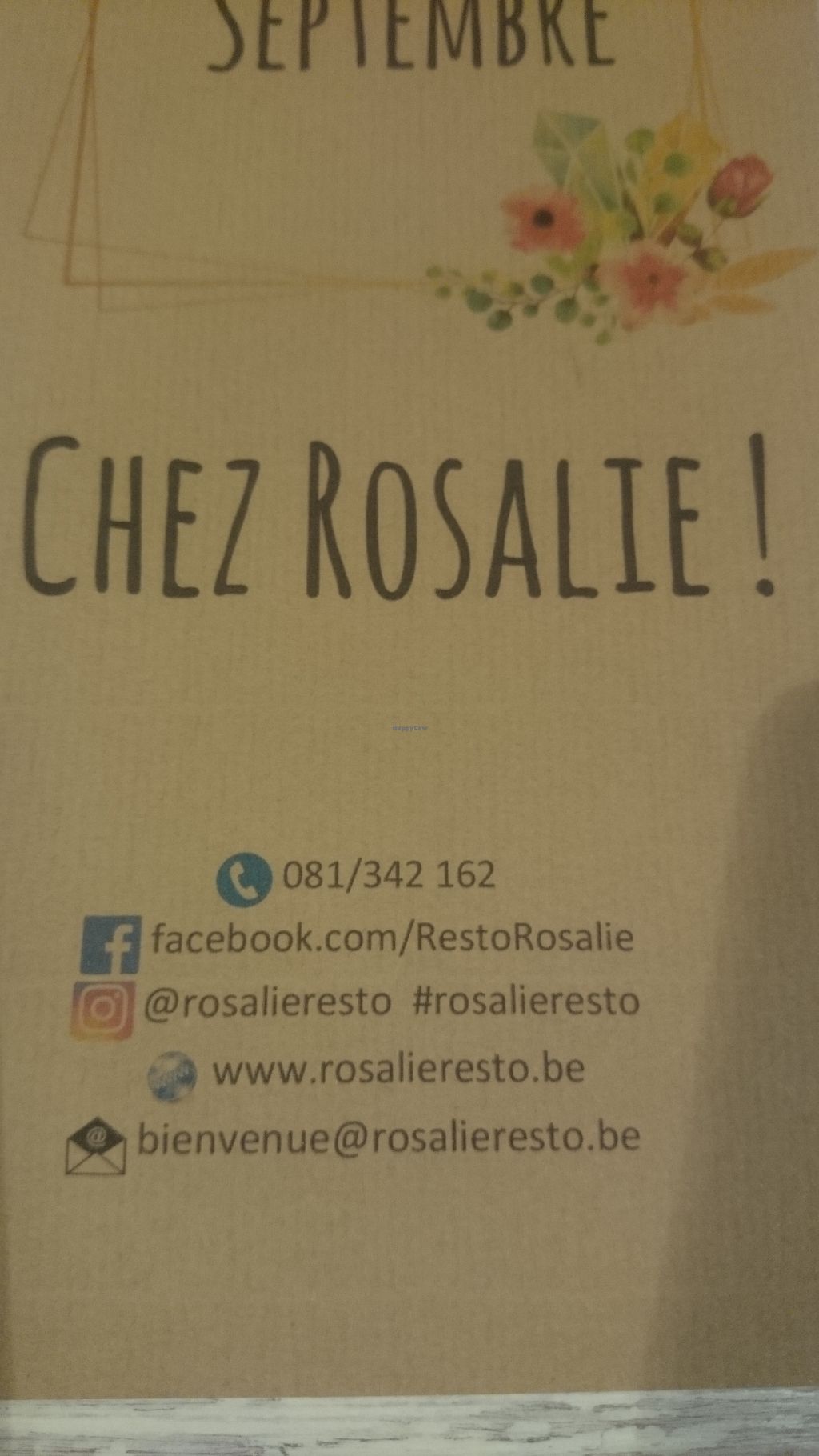 Rosalie Resto - Gembloux Restaurant - HappyCow