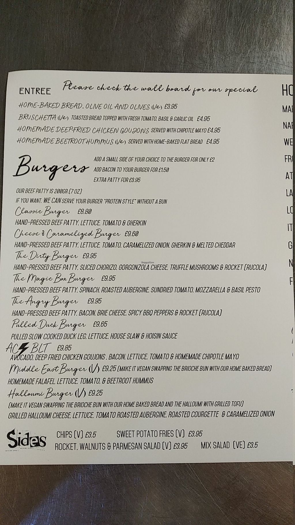 CLOSED: Jane Roe Kitchen - London Restaurant - HappyCow