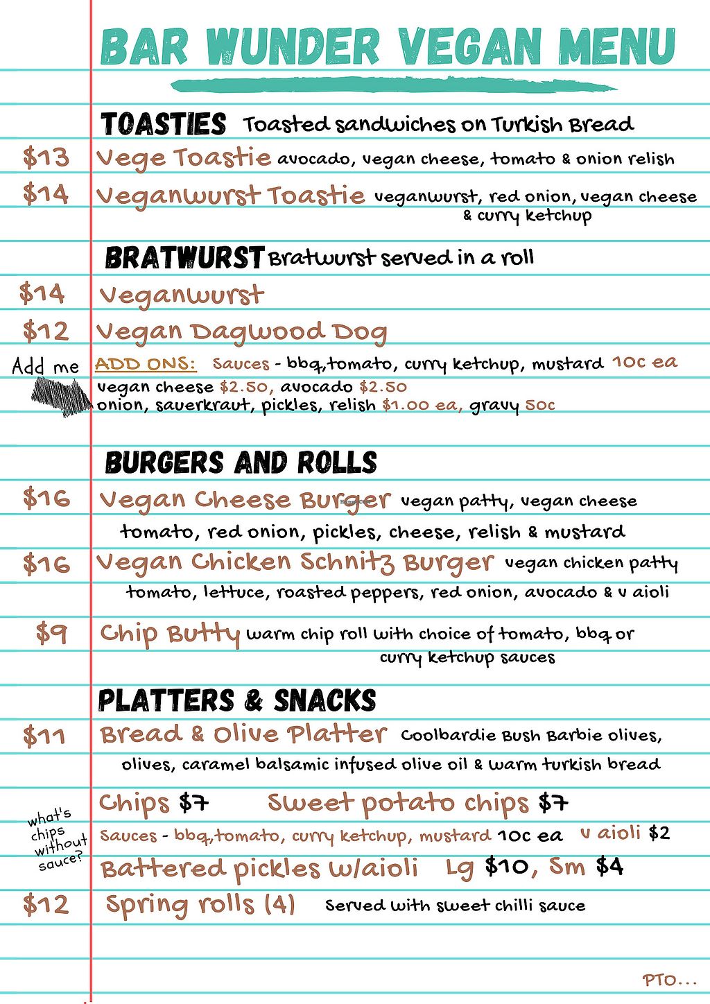 CLOSED: Bar Wunder - Toowoomba Queensland Restaurant - HappyCow