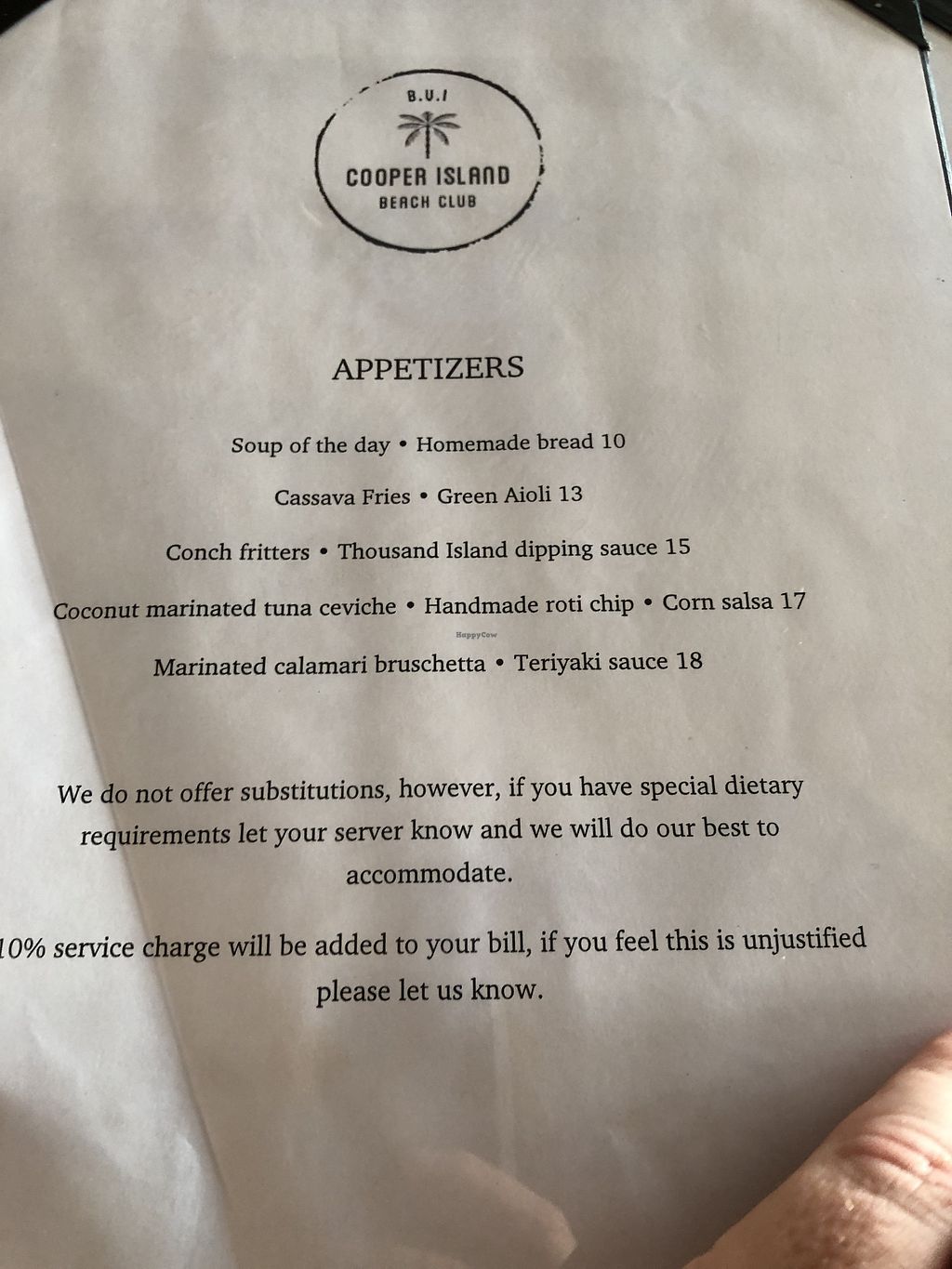 Cooper Island Beach Club - Cooper Island Restaurant - HappyCow