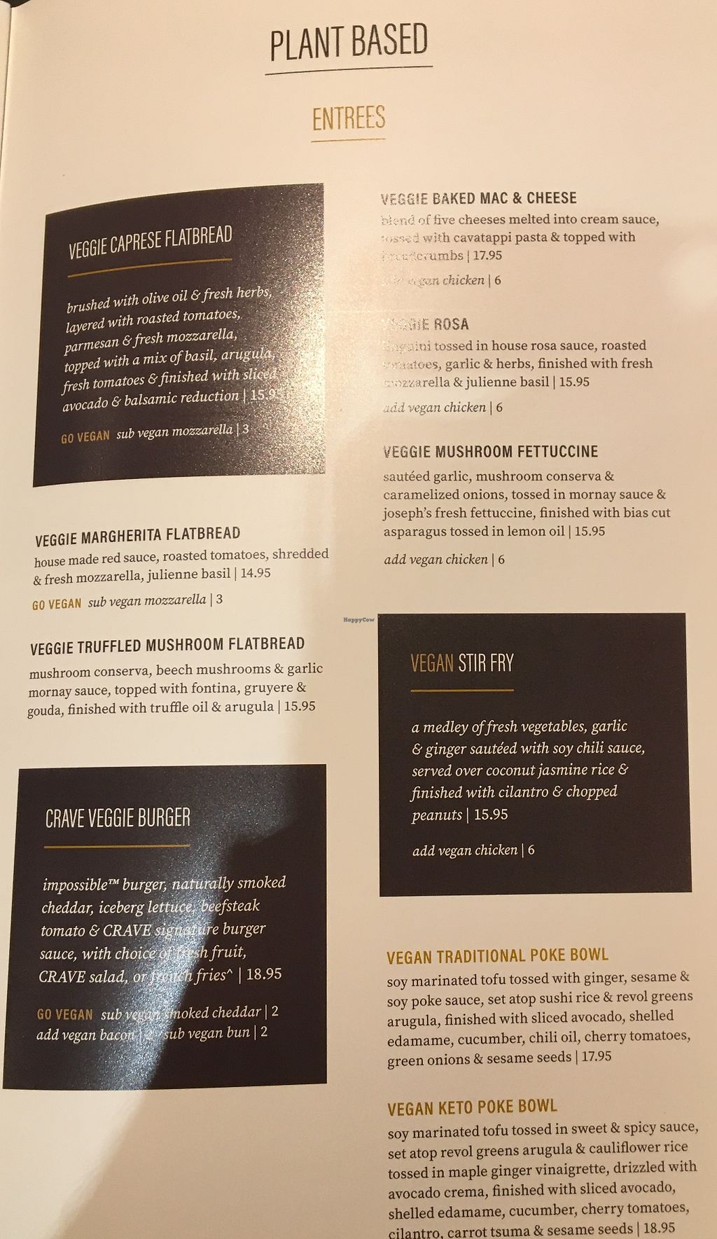 CRAVE - Eden Prairie Minnesota Restaurant - HappyCow