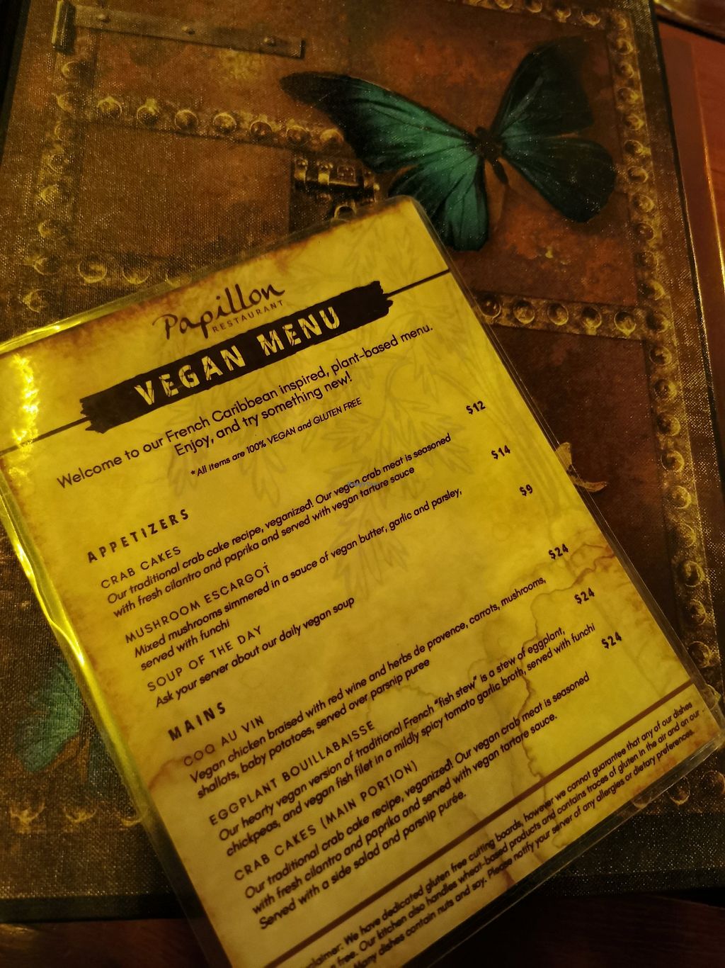 Papillon - Palm Beach Restaurant - HappyCow