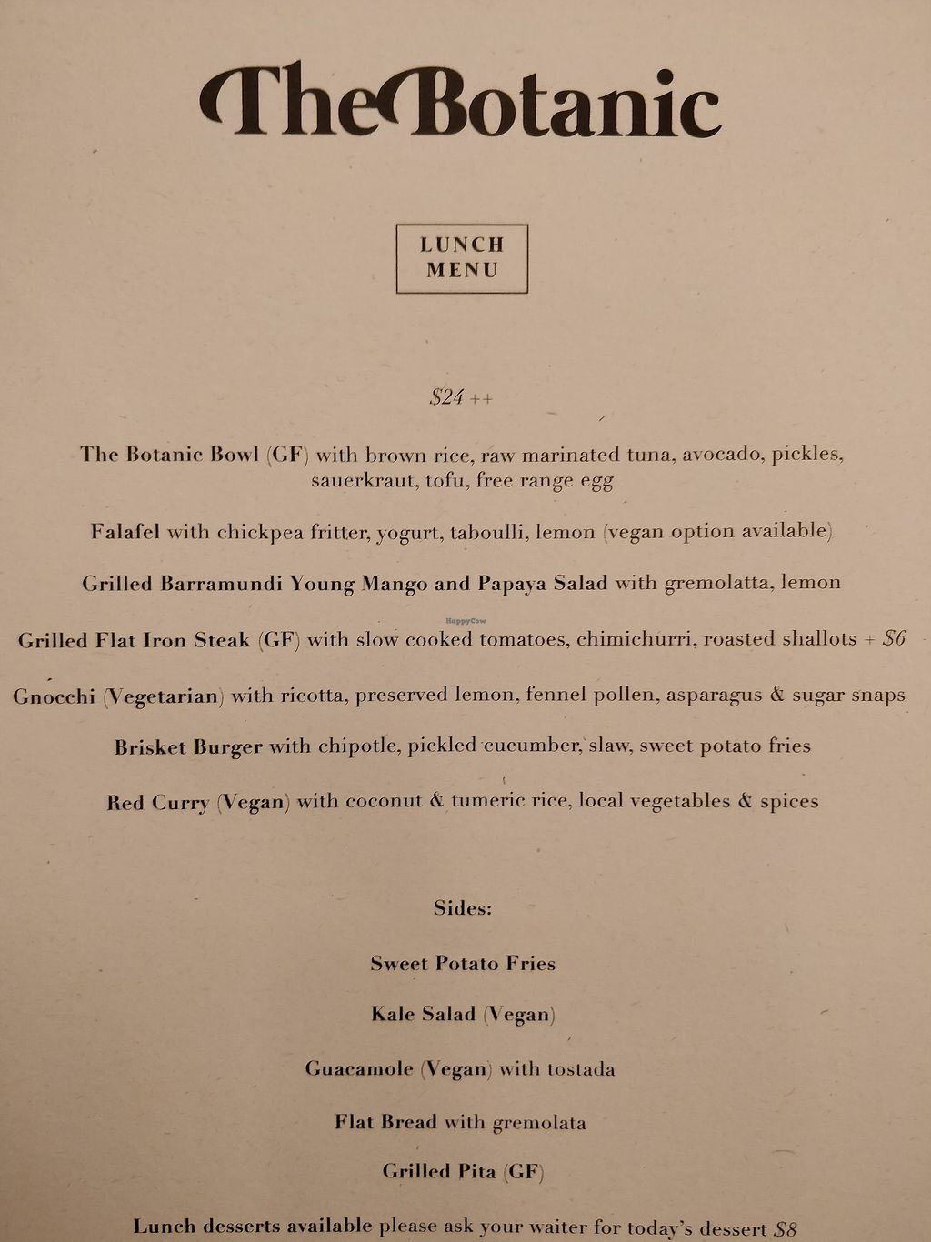 CLOSED: The Botanic - Central Singapore Restaurant - HappyCow