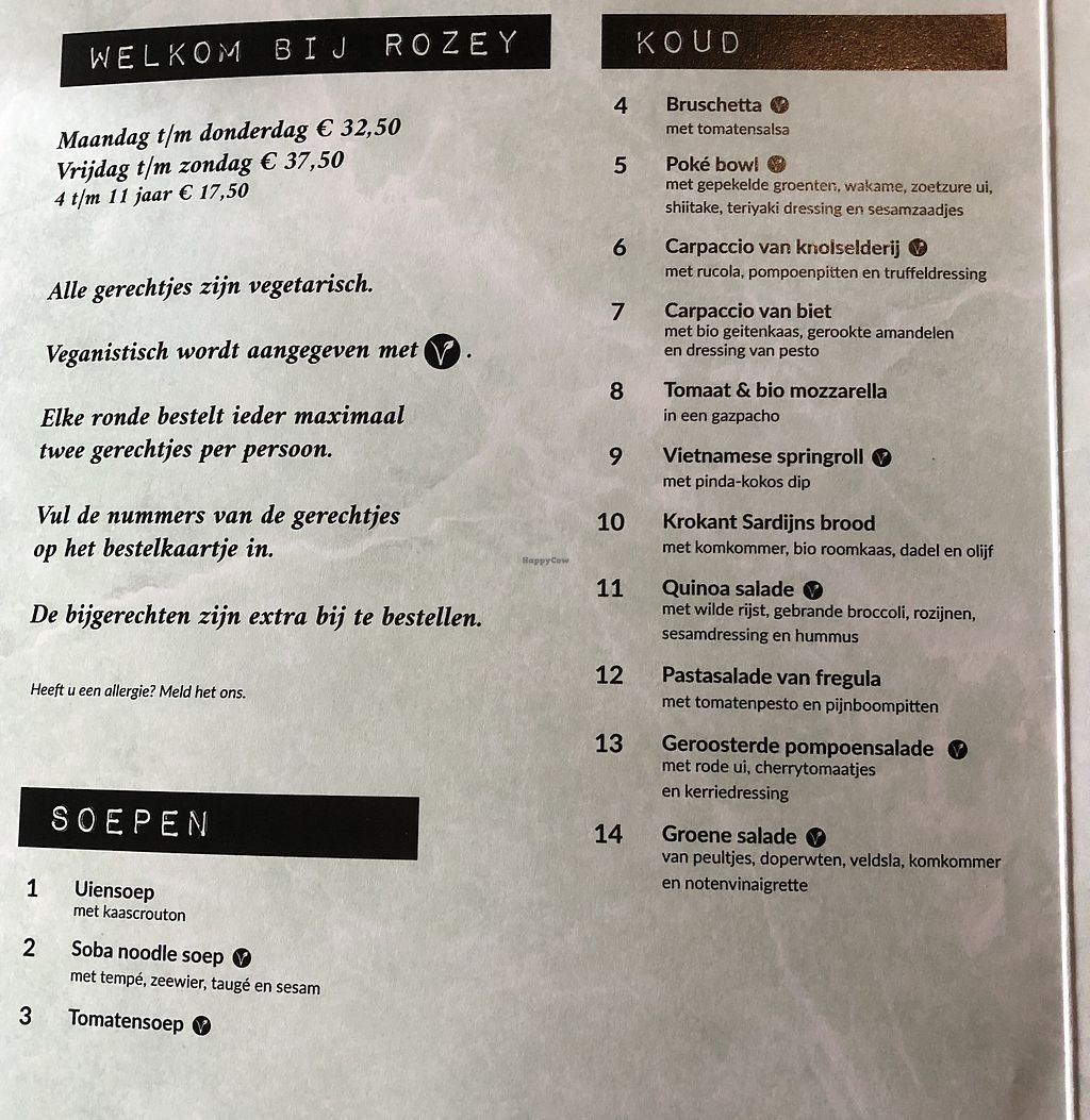 Rozey - Rotterdam Restaurant - HappyCow