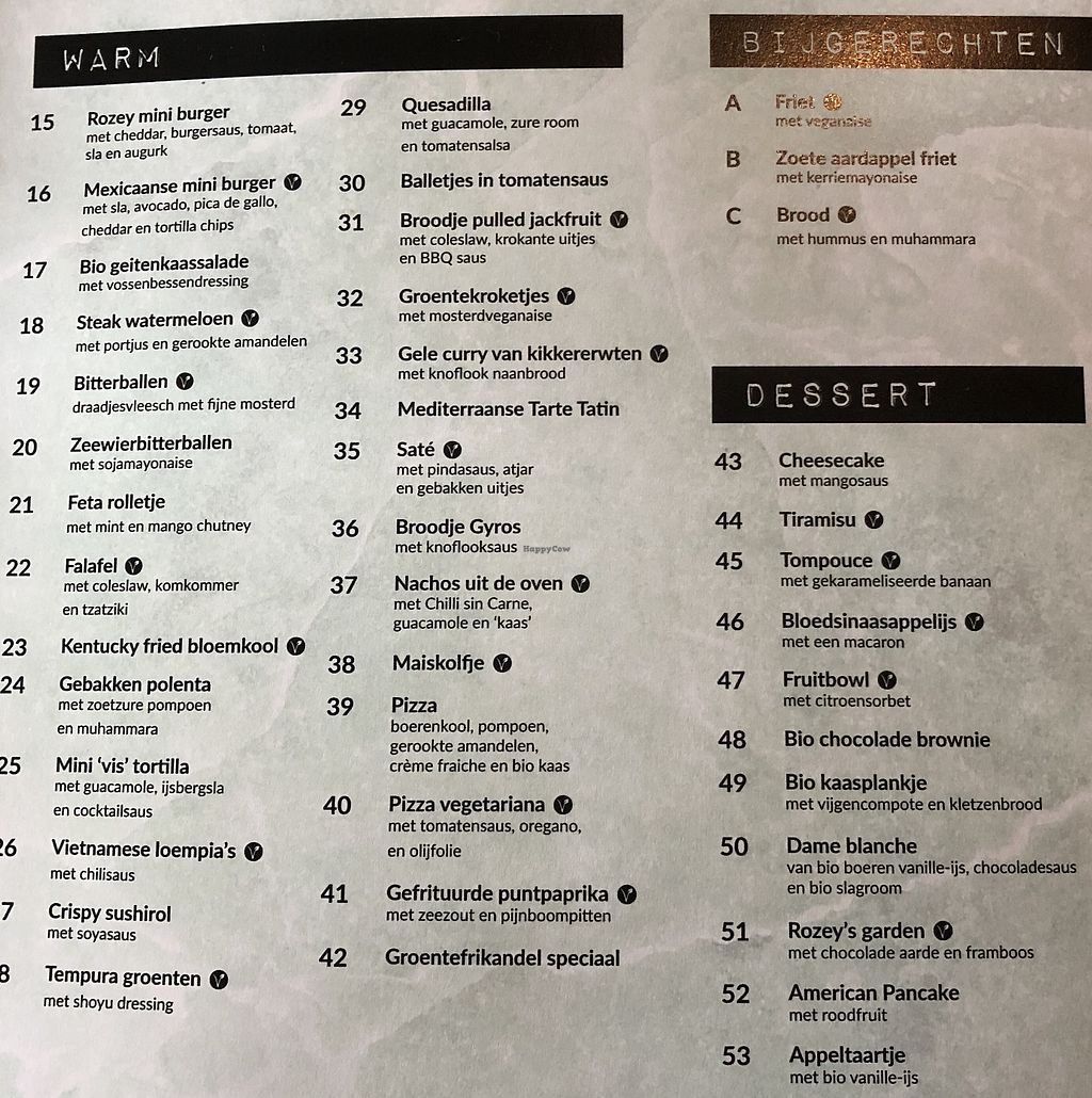 Rozey - Rotterdam Restaurant - HappyCow