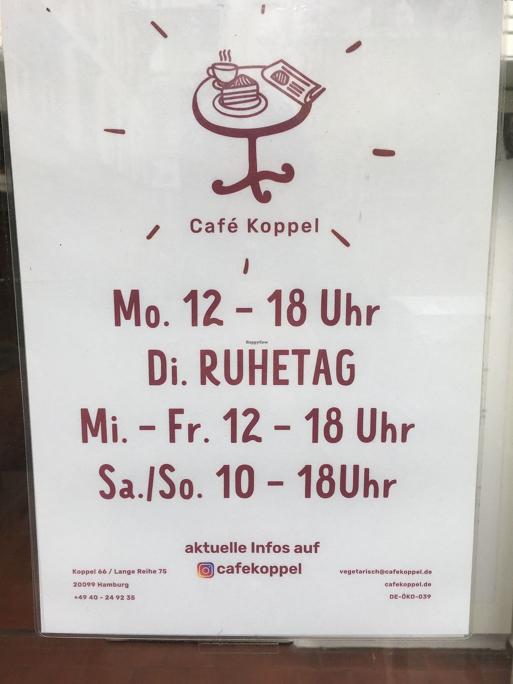 Cafe Koppel - Hamburg Restaurant - HappyCow