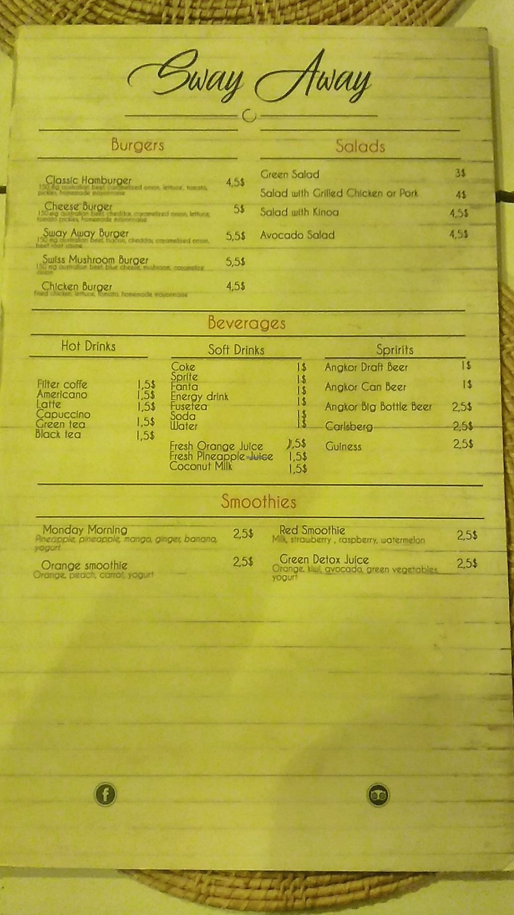 CLOSED: Sway Away - Siem Reap Restaurant - HappyCow