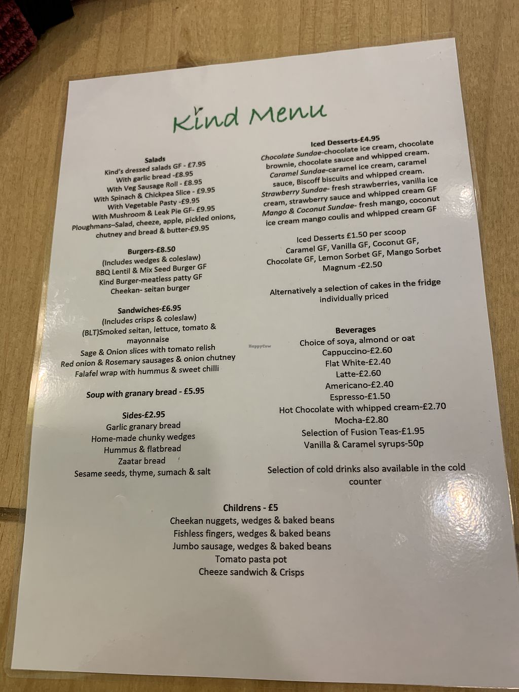 CLOSED: Kind - Looe Restaurant - HappyCow