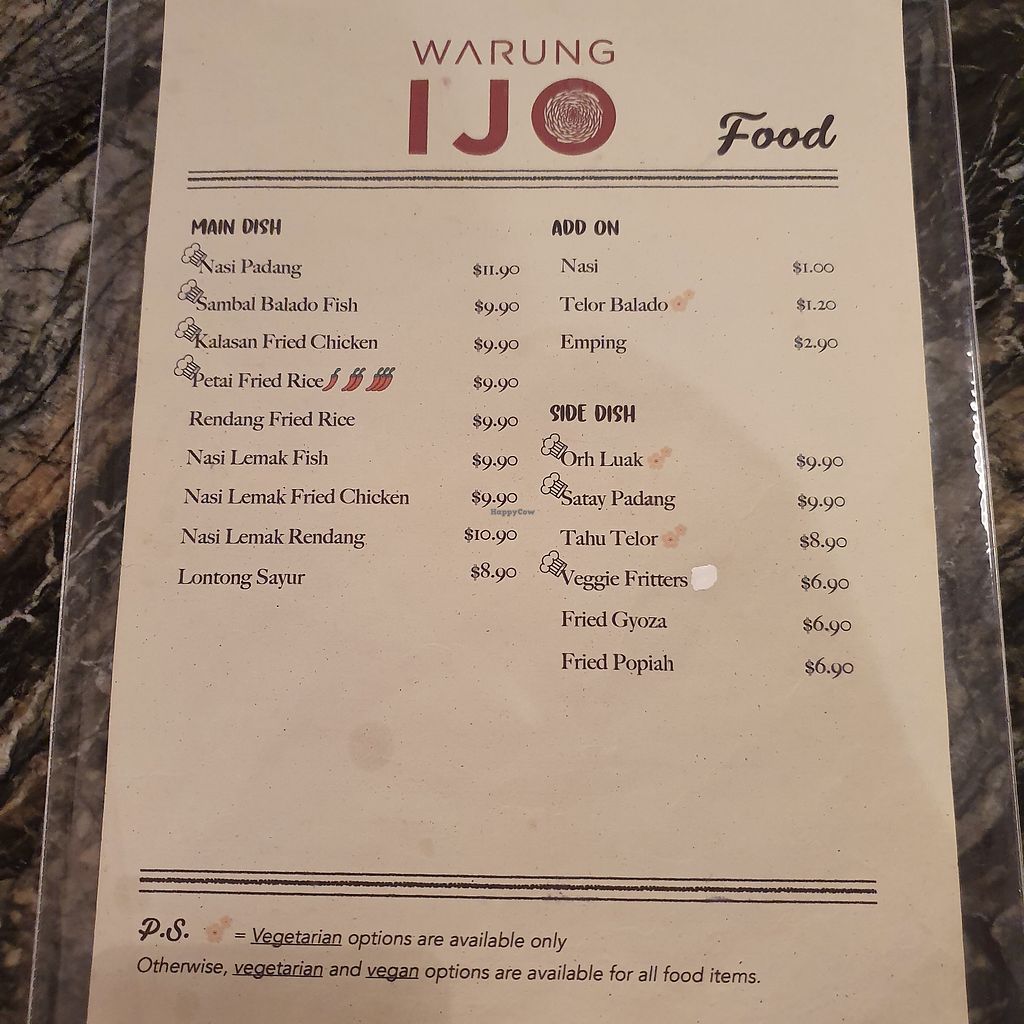 Warung Ijo - Central Singapore Restaurant - HappyCow