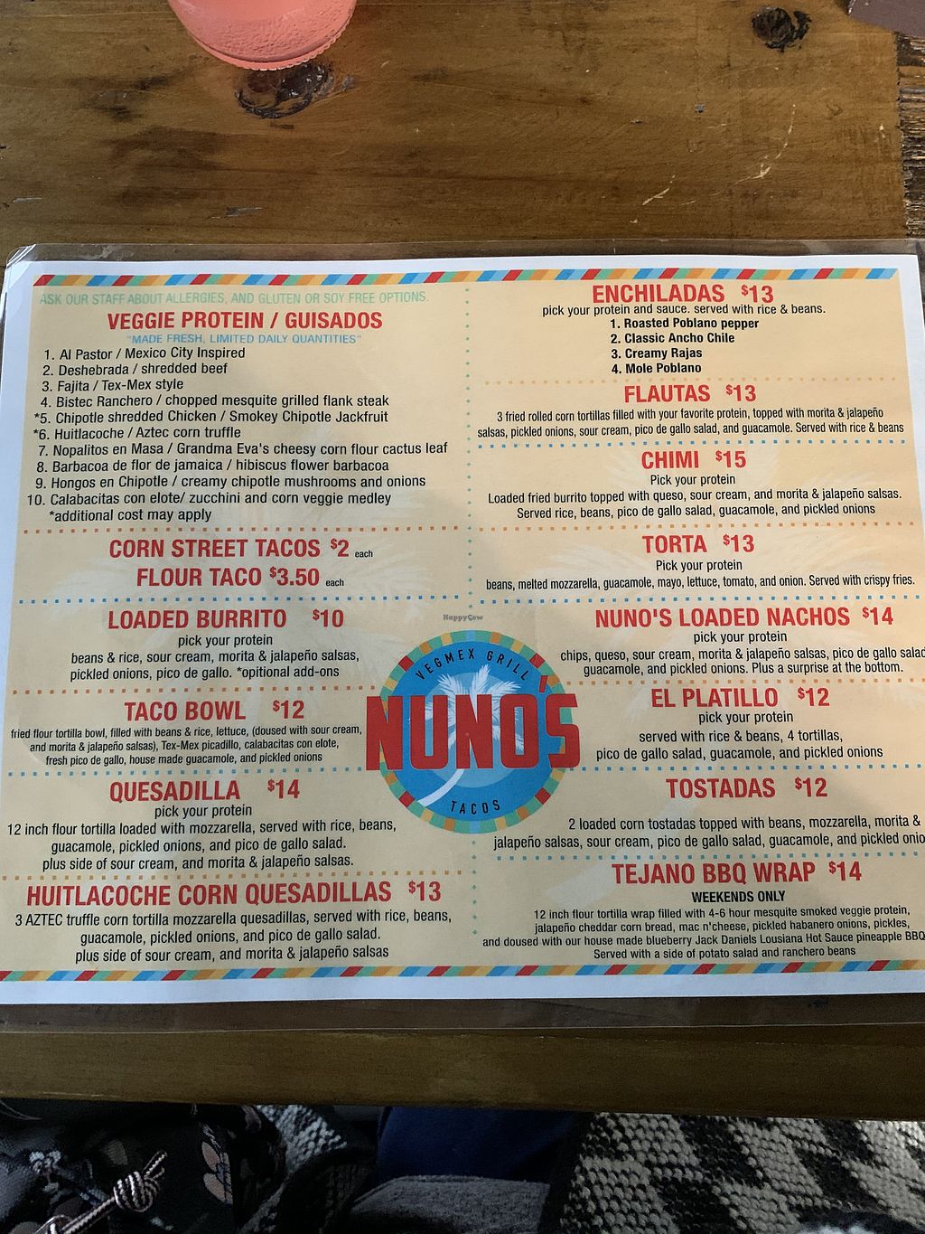 Nuno's Tacos & Vegmex Grill - Dallas Texas Restaurant - HappyCow