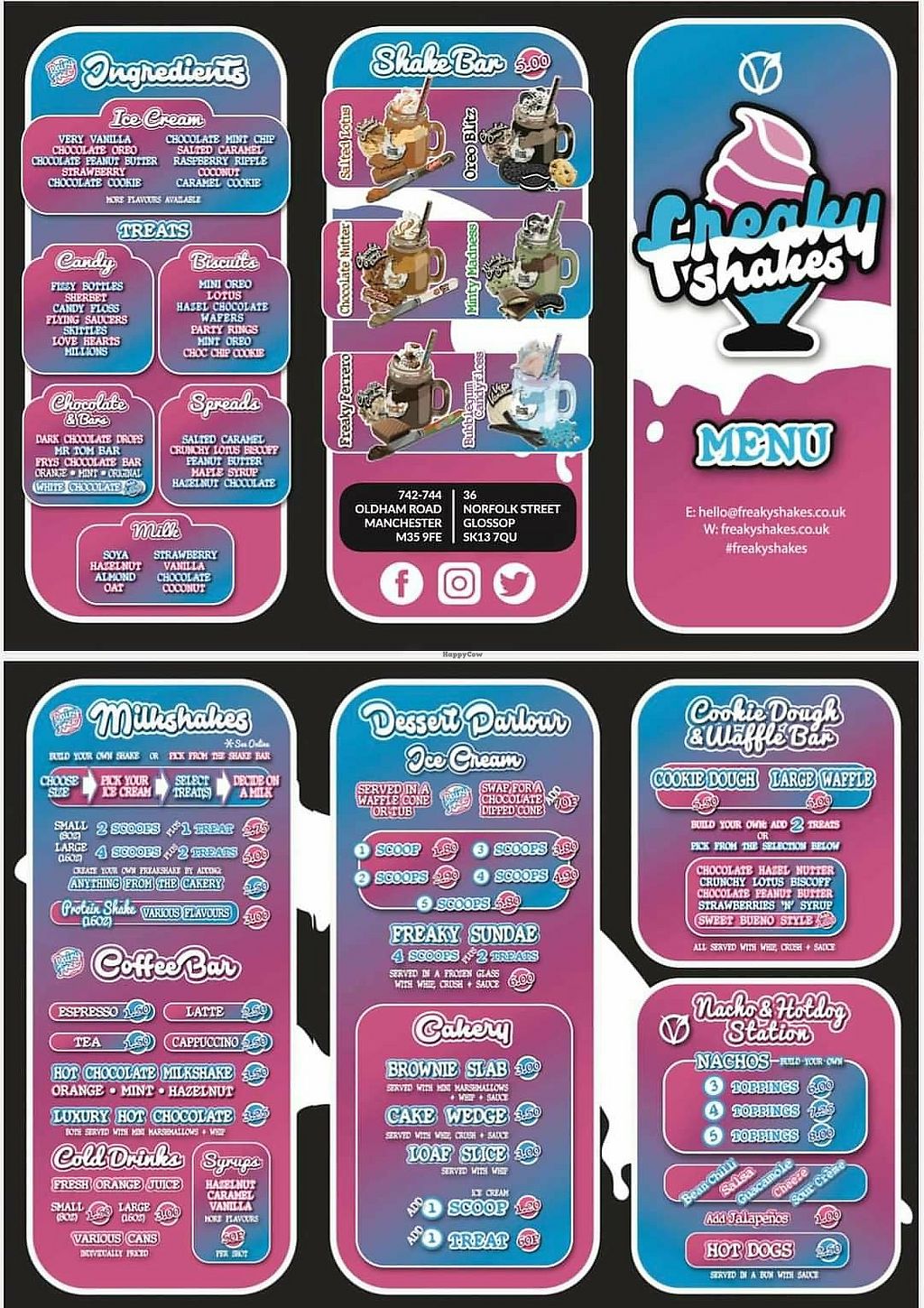 CLOSED: Freaky Shakes - Glossop Ice Cream - HappyCow