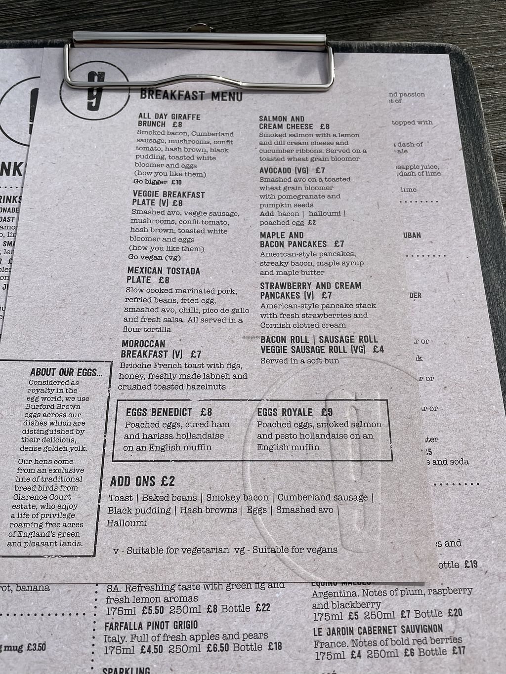 CLOSED: Giraffe - London Restaurant - HappyCow