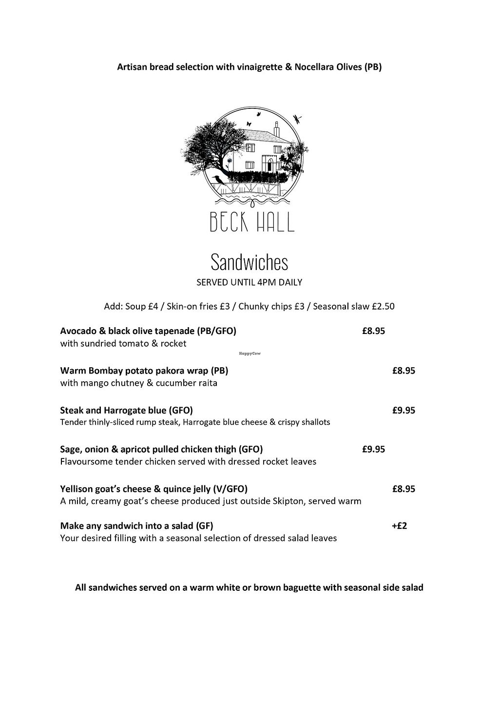 Beck Hall - Malham Restaurant - HappyCow