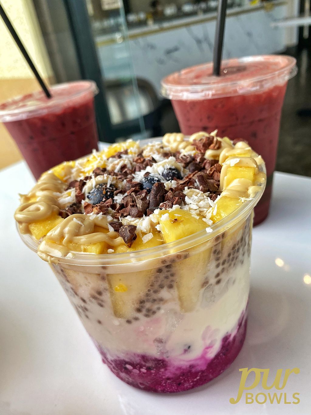 pur Bowls:Acai Bowls - Fountain Valley California Ice Cream - HappyCow
