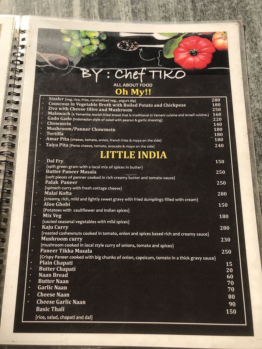 CLOSED: Tiko's - Pushkar Restaurant - HappyCow