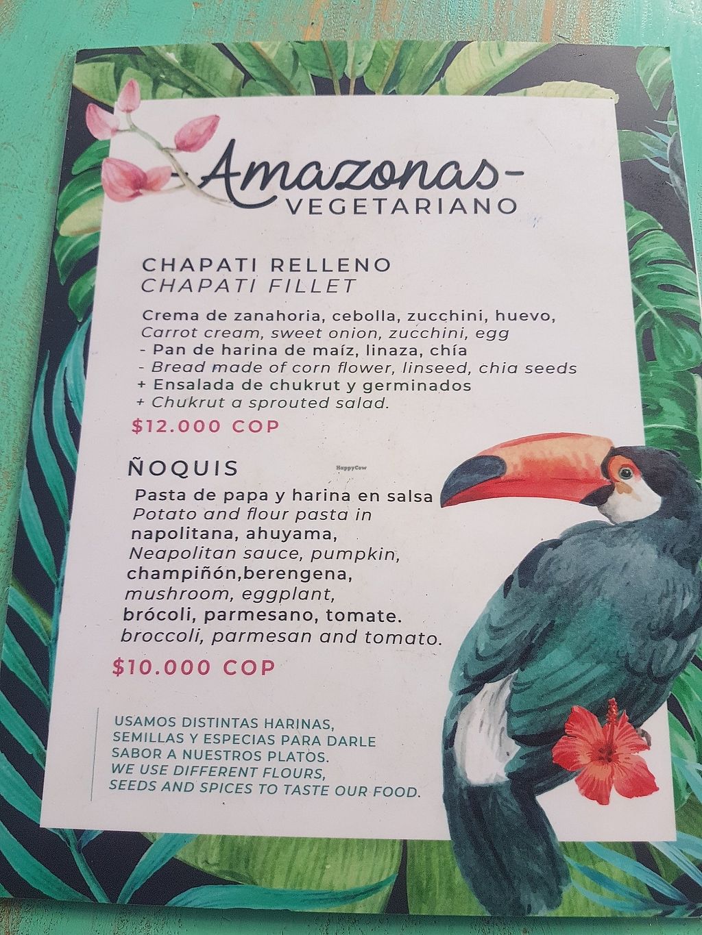 CLOSED: Amazonas Alternative Food - Guatape Restaurant - HappyCow