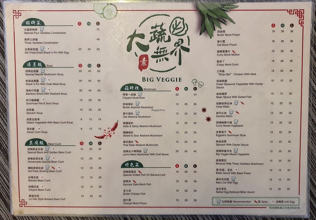 Big Veggie - Kuching Restaurant - HappyCow