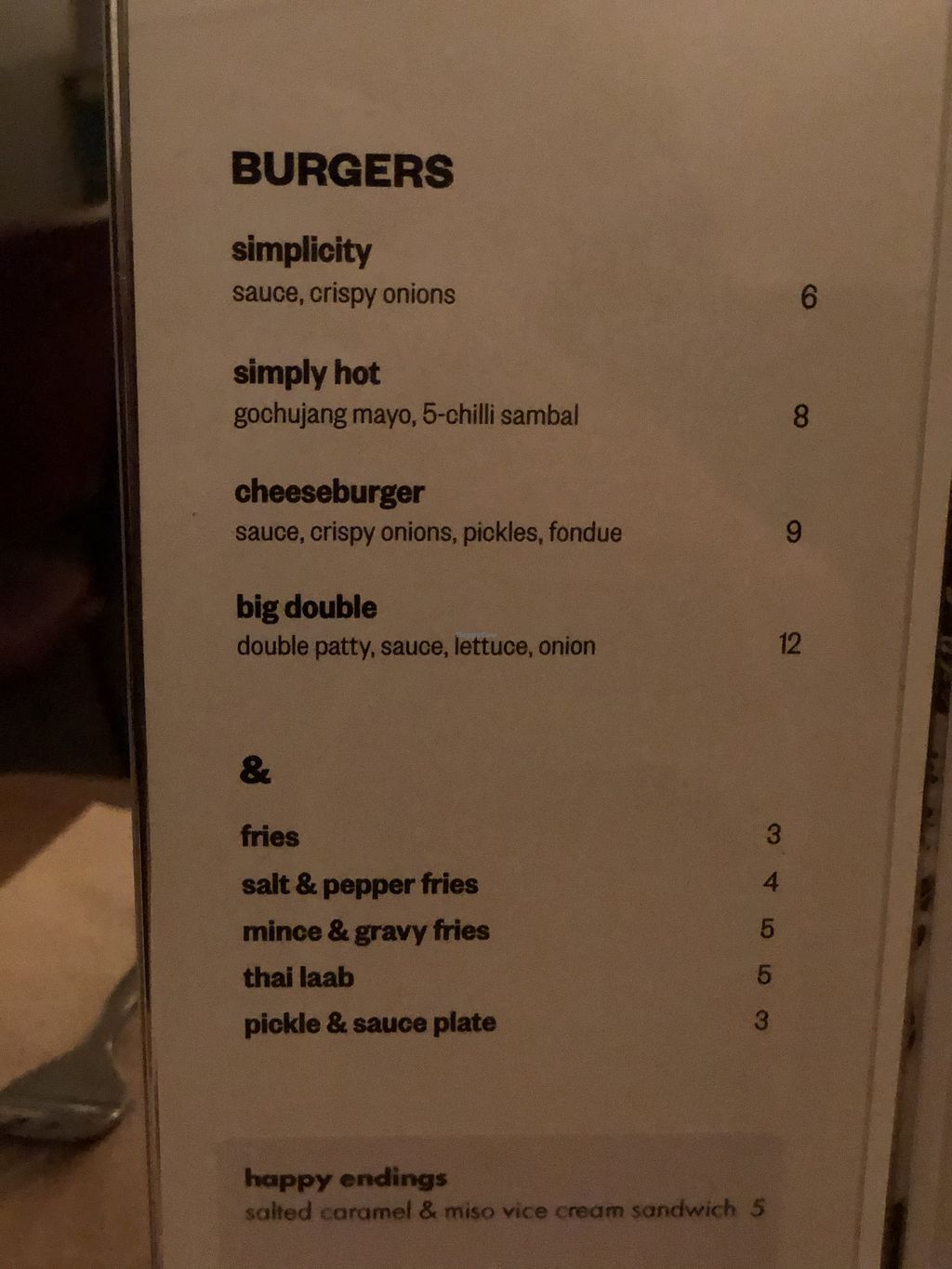 CLOSED: Simplicity Burger - East London Restaurant - HappyCow