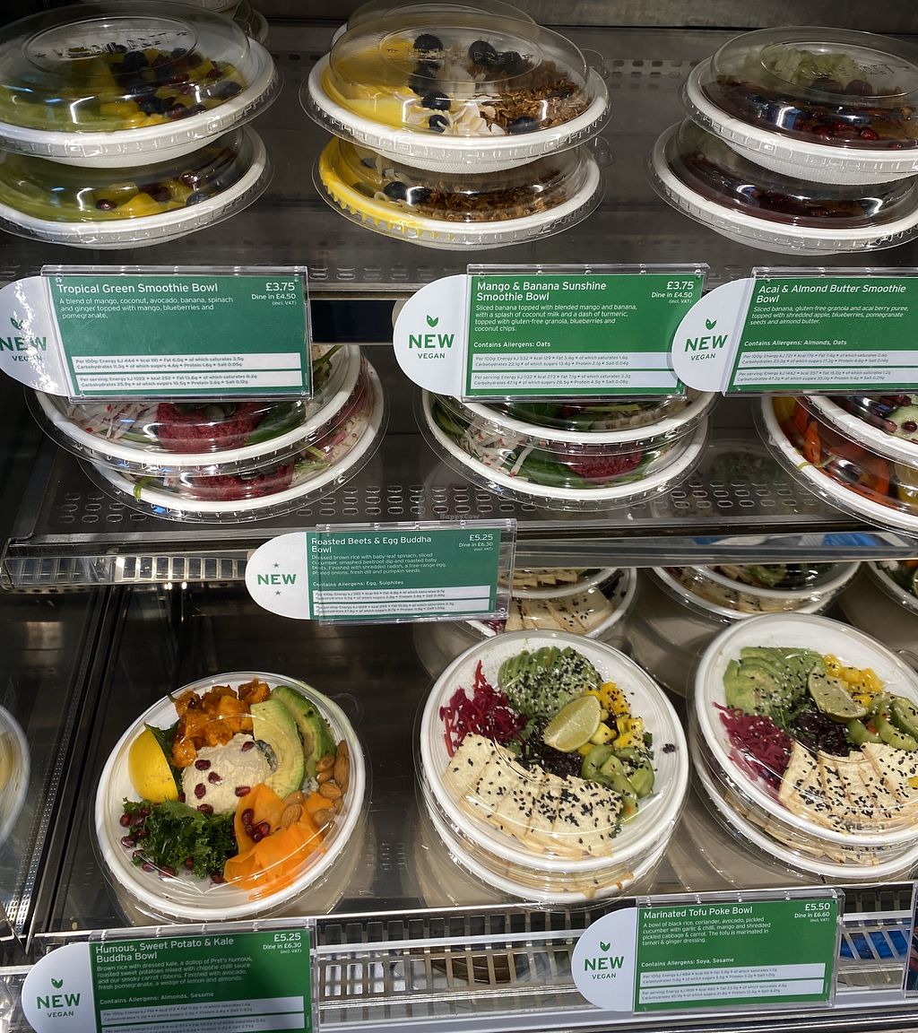 CLOSED: Veggie Pret - Westminster - London Restaurant - HappyCow