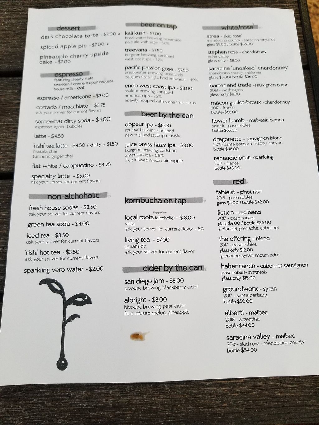 The Plot - Oceanside California Restaurant - HappyCow