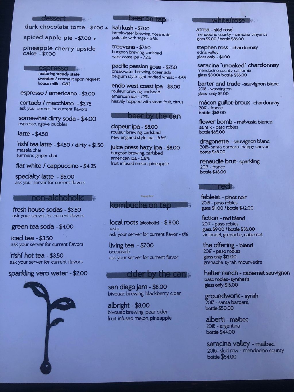 The Plot - Oceanside California Restaurant - HappyCow