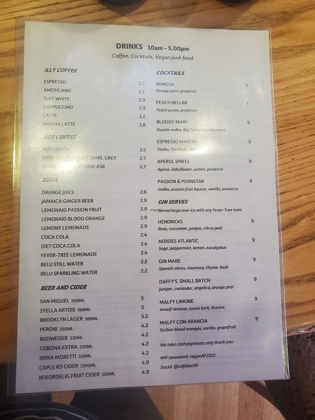 Cafe Bar 26 - Keswick Restaurant - HappyCow