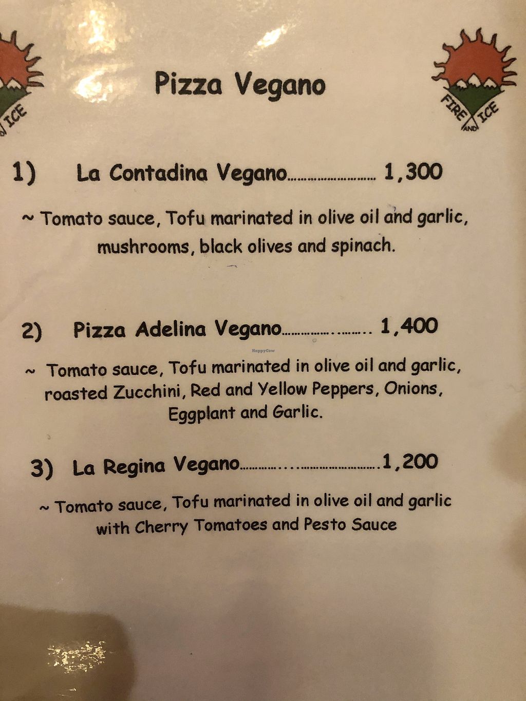 CLOSED: Fire and Ice Pizzeria - Colombo Restaurant - HappyCow