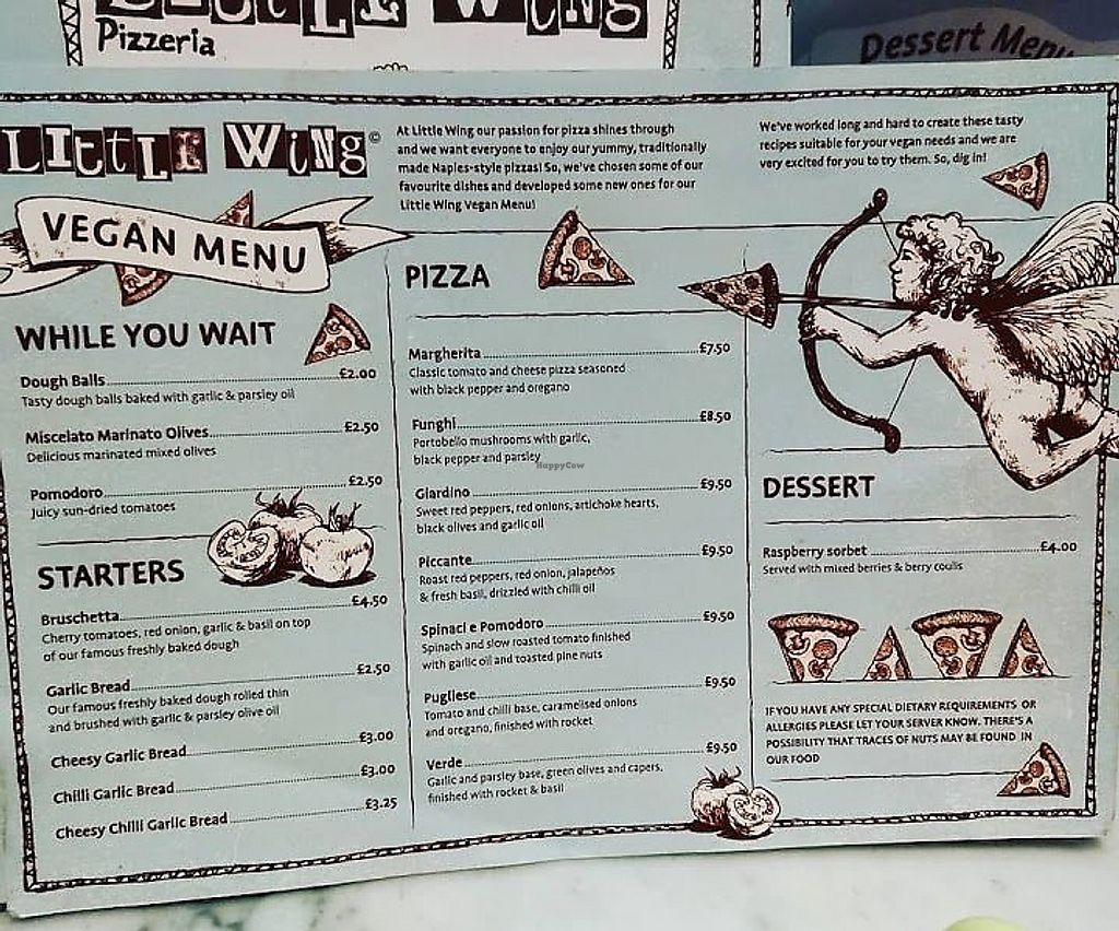 Little Wing Pizzeria - Whiteabbey Restaurant - HappyCow