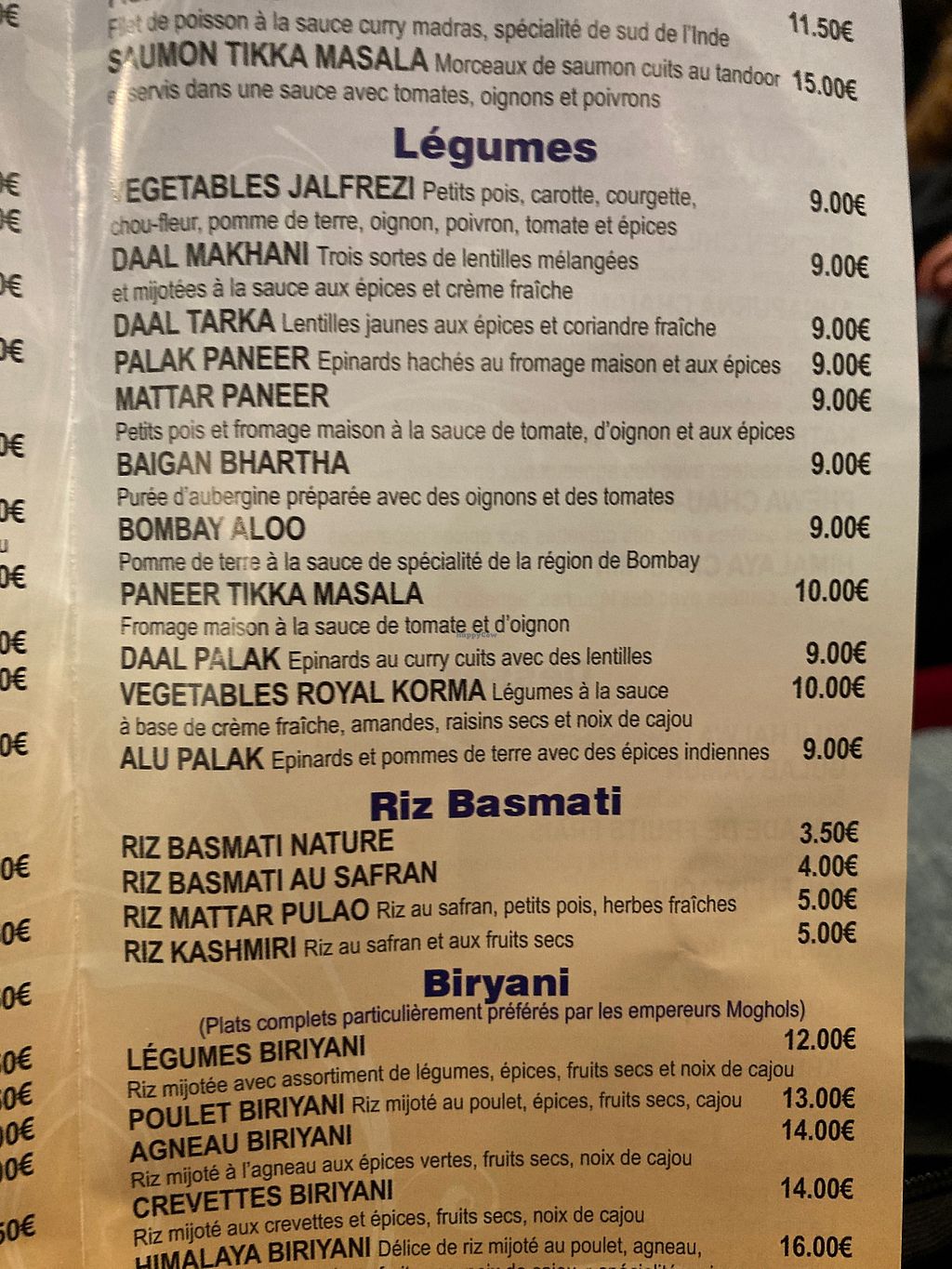 Namaste Nepal - Romainville Restaurant - HappyCow