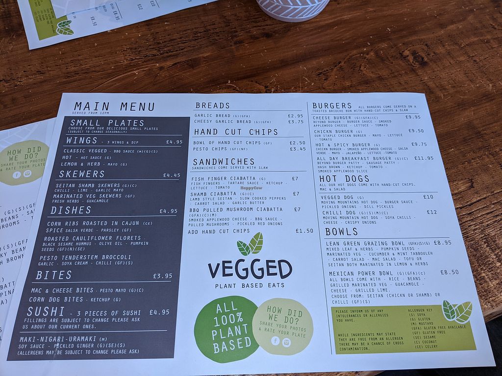 CLOSED: Vegged - Chesterfield Restaurant - HappyCow