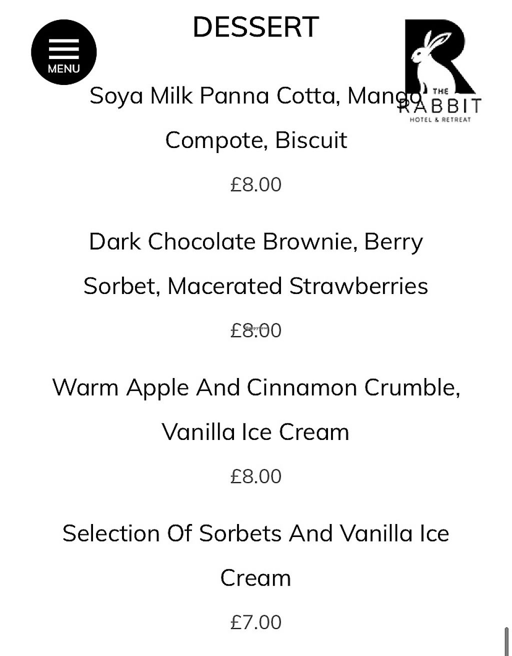 The Rabbit Hotel - Templepatrick Restaurant - HappyCow