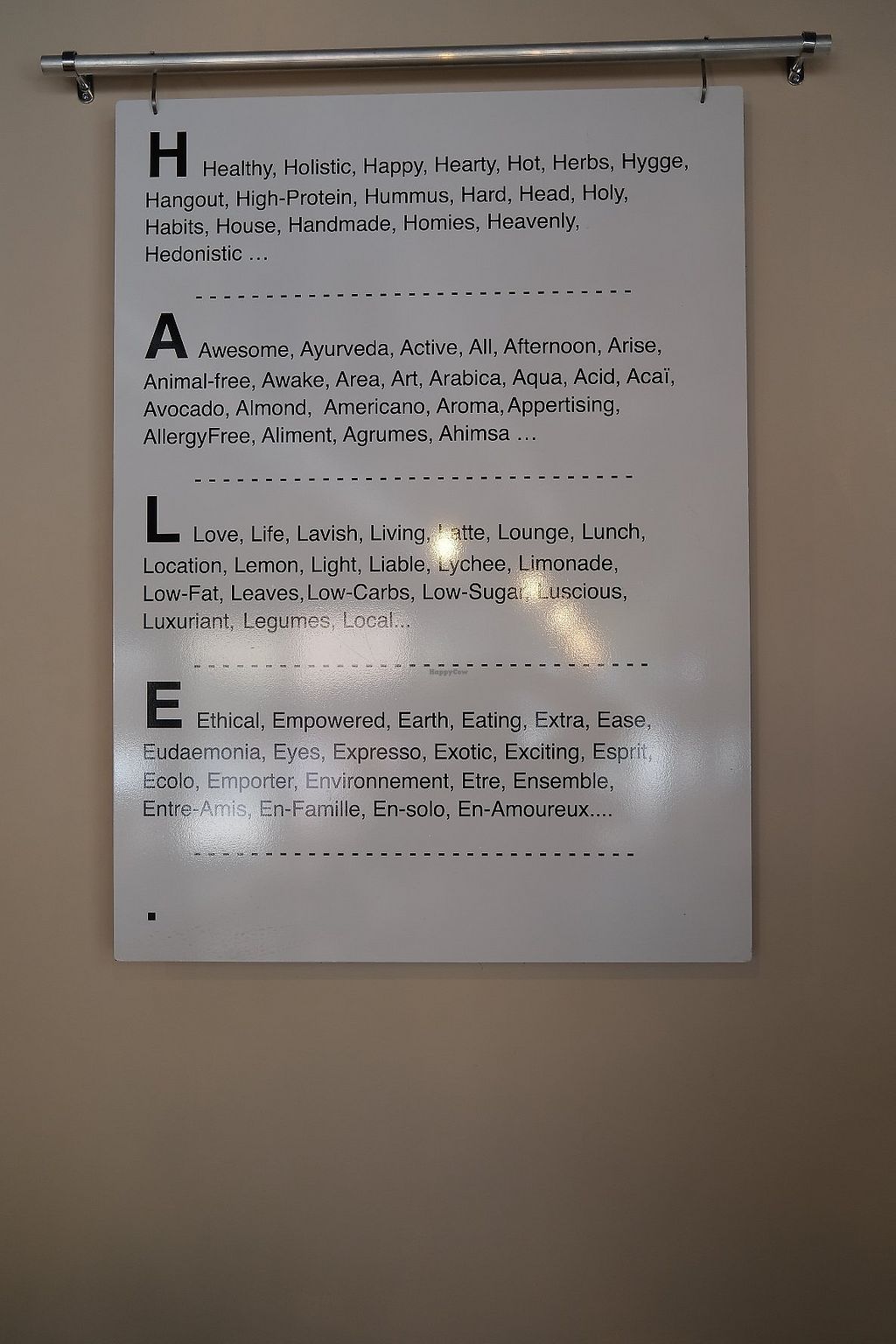 CLOSED: HALE - Power Food - Salon-de-provence Restaurant - HappyCow