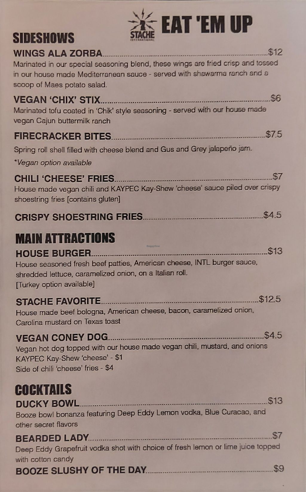 CLOSED: Stache International - Detroit Michigan Restaurant - HappyCow