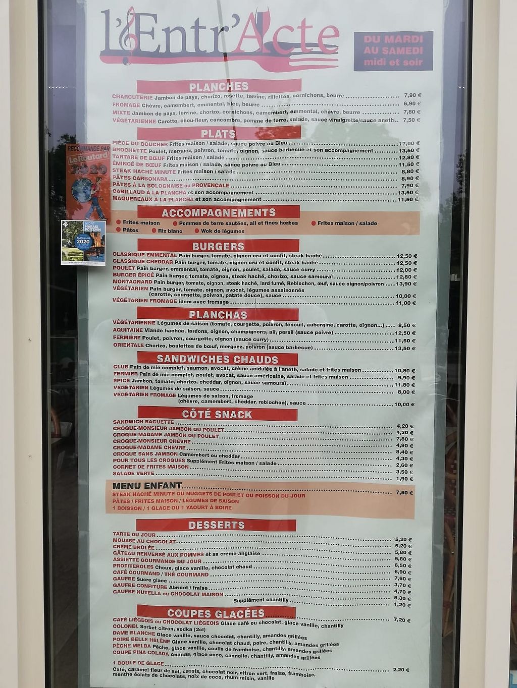 CLOSED: L'Entr'Acte - Niort Restaurant - HappyCow