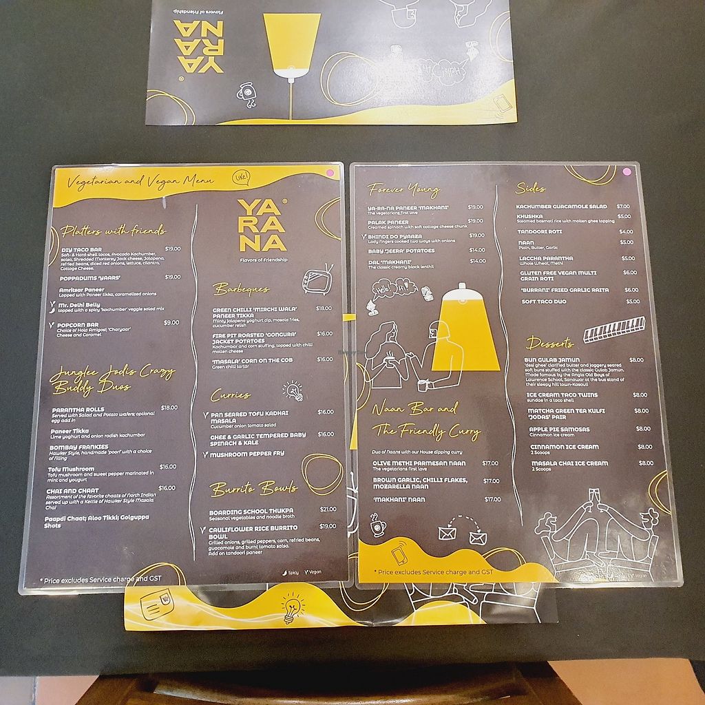 YARANA - Central Singapore Restaurant - HappyCow