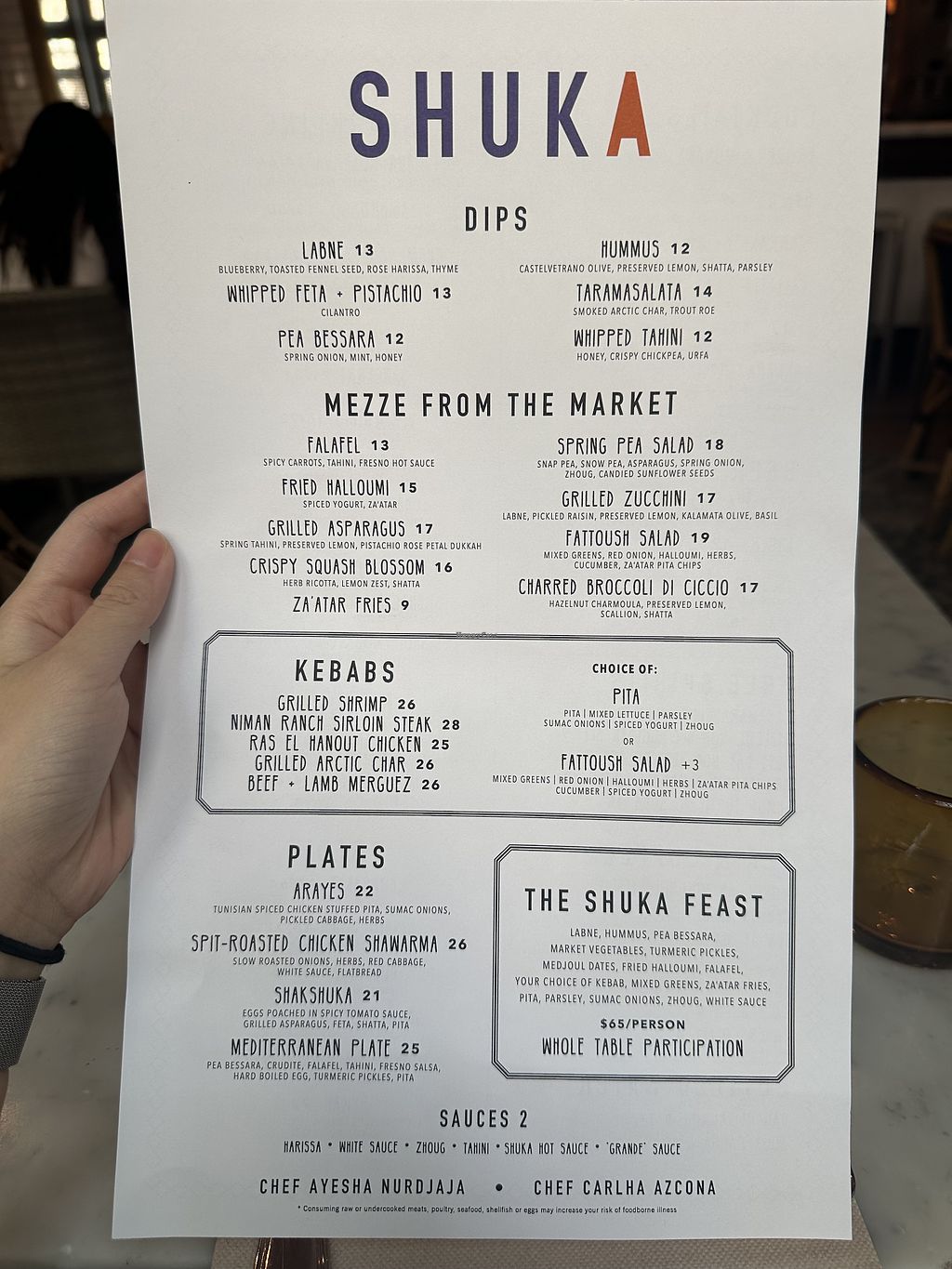 Shuka - New York City | Review "Excellent Mediterranean food! Would give 5 ⭐️ if I could" by ...