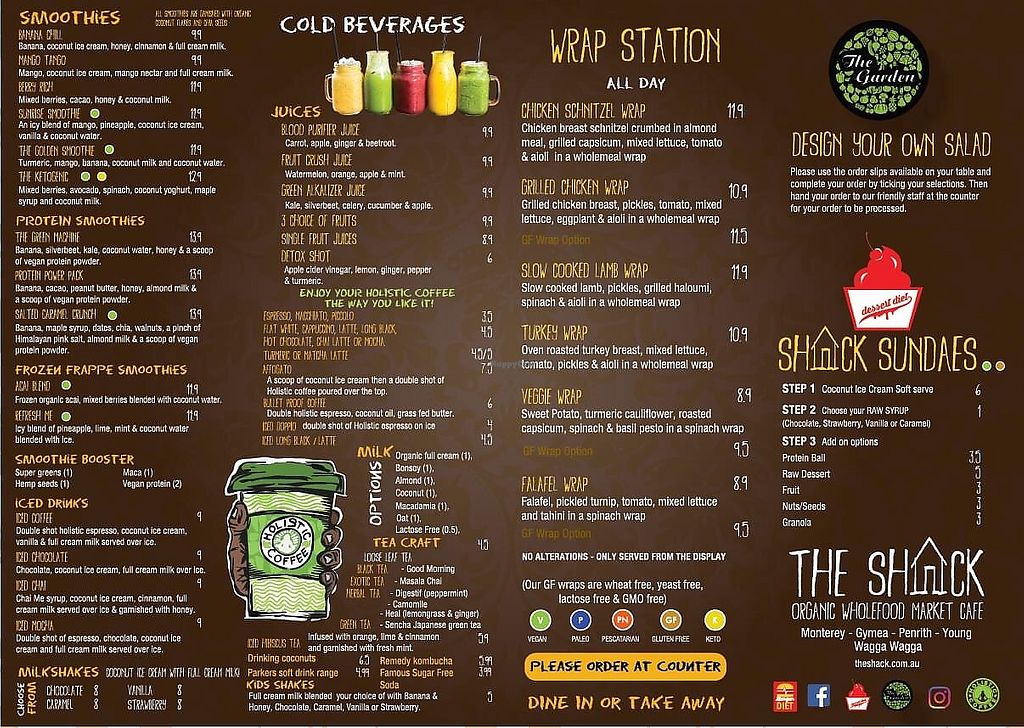 CLOSED: The Shack Cafe - Young New South Wales Restaurant - HappyCow